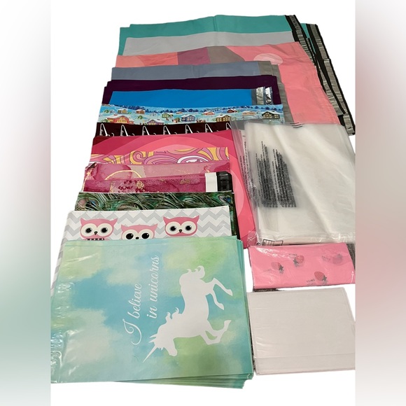 Office | Sellers Shipping Bundle Poly Bags Label Holders Self Sealing ...